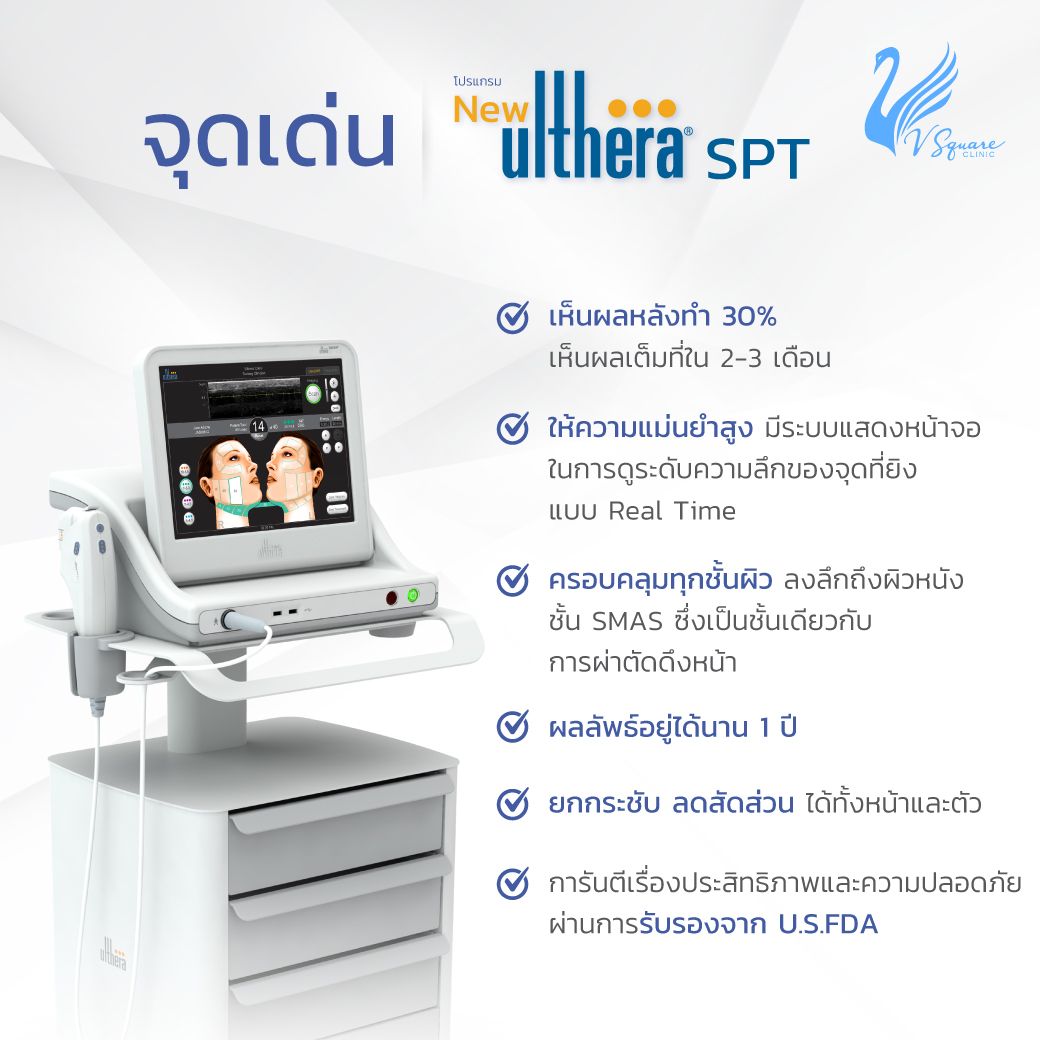 Ulthera คืออะไร ราคาเท่าไหร่ ยกกระชับลดริ้วรอย เห็นผลในกี่วัน