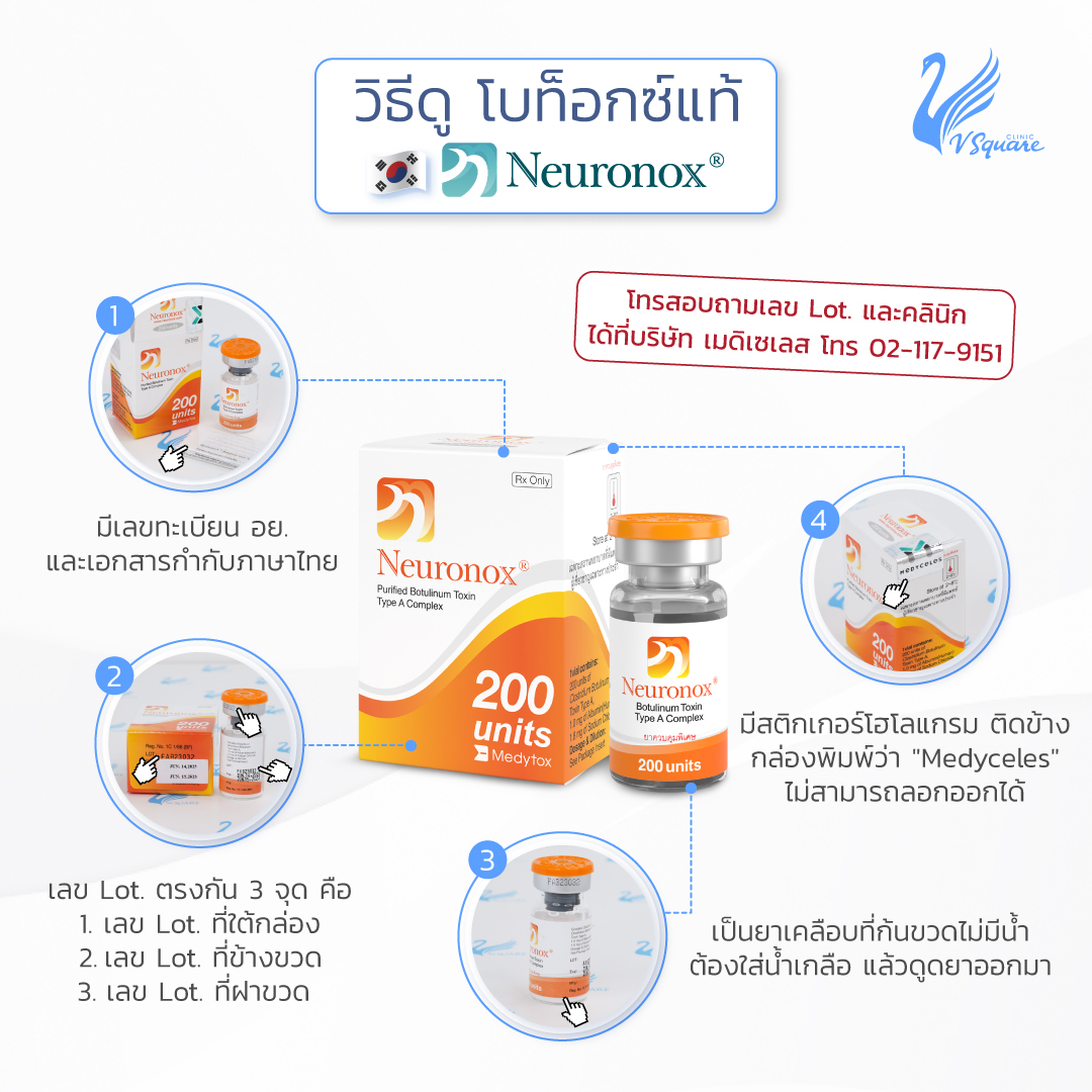 โบท็อกซ์ Neuronox คืออะไร ราคาเท่าไหร่ ต่างกับยี่ห้ออื่นอย่างไร